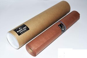 24" x 150' pink butcher paper with free temperature probe clip and storage tube. made in the usa.