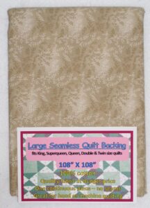 quilt backing, large, seamless, c47603-702, tan vines