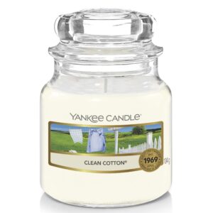 yankee candle all is bright small jar candle, white