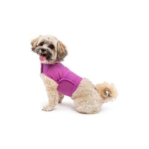 mellow shirt dog anxiety calming wrap, x-small, radiant orchid