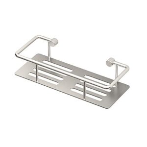 gatco 1433 elegant shower shelf, 10", brushed