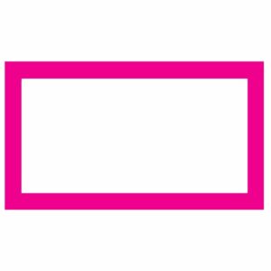 place cards - solid color - flat style - party supplies - table seat placement - any occasion or event - set of 50 (hot pink)