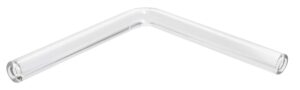 gsc international 2x2b-5mm glass connecting tube, right-angle bend, 5mm od