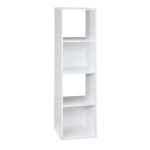 closetmaid 4 cube stackable storage, white