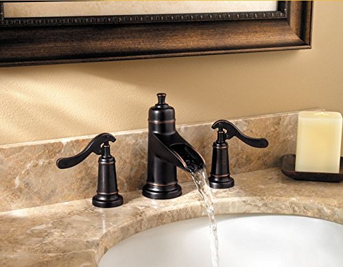 Pfister LG49YP1Y Ashfield 2-Handle 8" Widespread Bathroom Faucet in Tuscan Bronze, Water-Efficient Model