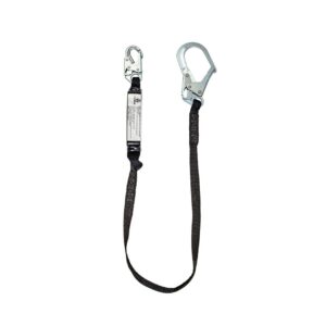 safewaze fs88665-hw pro 6' 420 lb. energy absorbing lanyard w/rebar hook