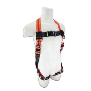 safewaze fs99185-e single d-ring harness, grommet leg straps, universal size