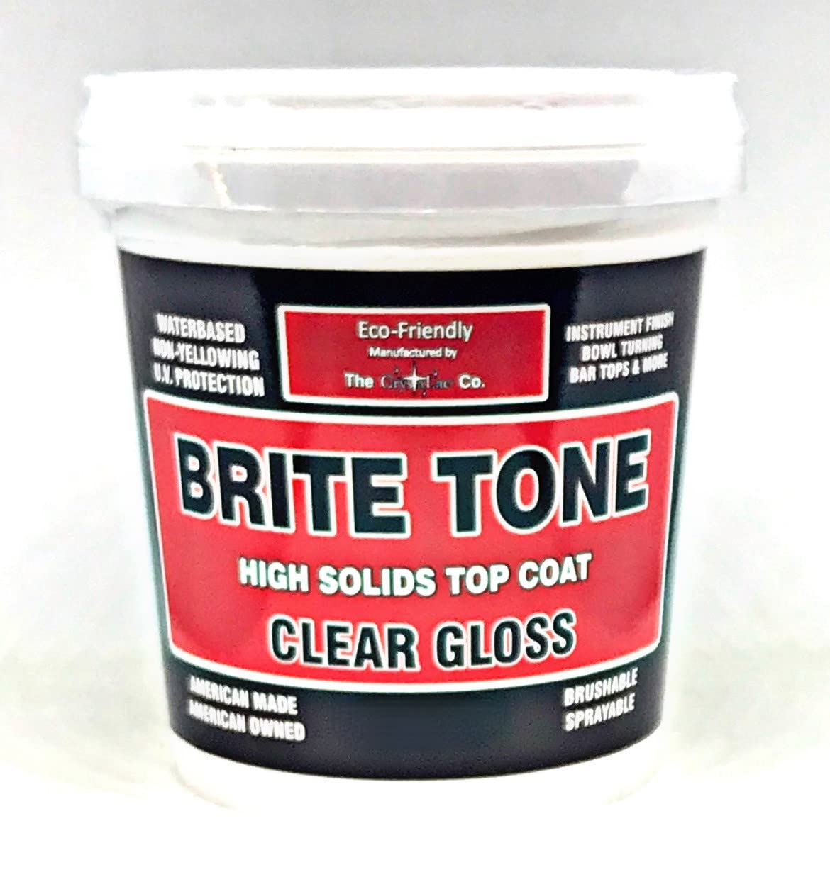 CrystaLac Brite Tone High Solids Polyurethane Instrument Finish 8 oz Mini (Clear Gloss)