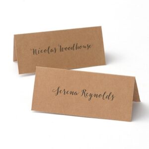 Kraft Printable Place Cards