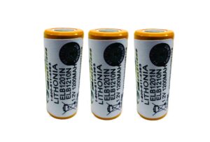 3pc lithonia elb1210n, elb1201n replacement battery