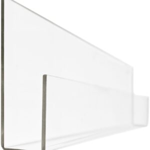 Peekaboo Clear Acrylic Shelves (36') - Set of 2