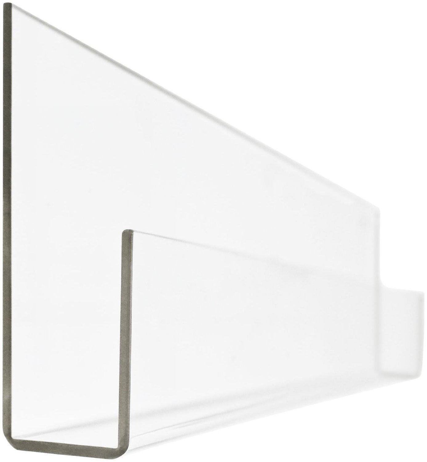 Peekaboo Clear Acrylic Shelves (36') - Set of 2