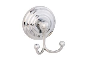 sure-loc bl-rh2 26 forged brass boulder bath series, j robe hook, polished chrome