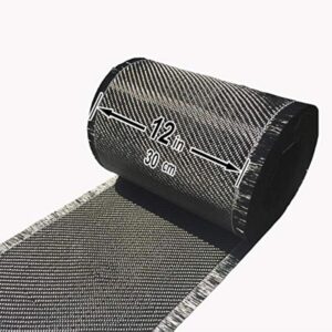 5 ft x 12" - carbon fiber fabric-2x2 twill weave-3k/220g