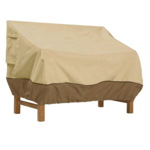 classic accessories veranda water-resistant 60 inch patio bench cover, patio furniture covers