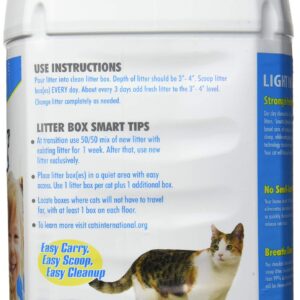 SmartCat Lightweight Clumping Litter, 10 Pound (160oz 1 Pack) - Unscented and Lightweight