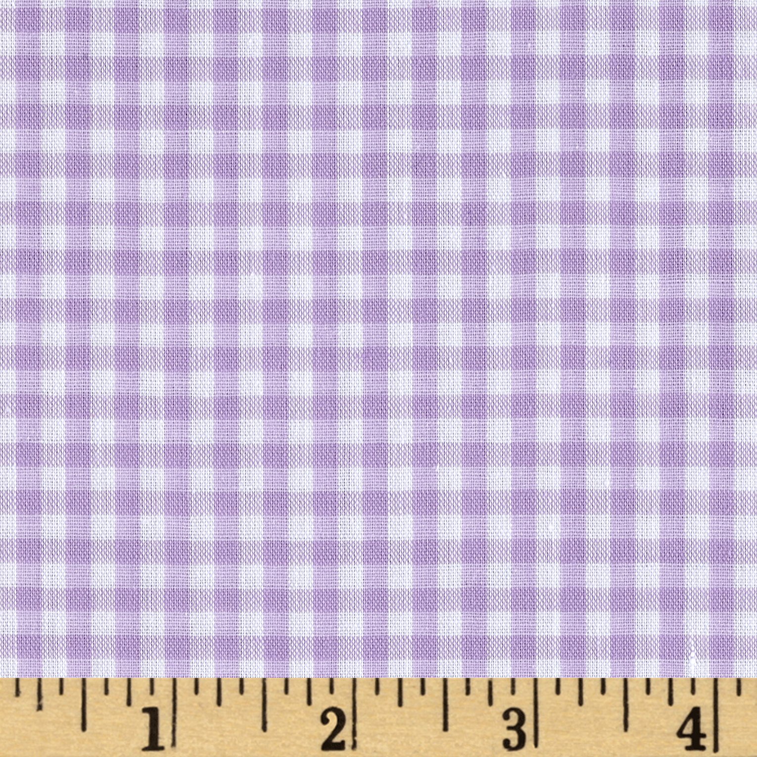 Richcheck 60" Gingham Check 1/8" Lilac, Fabric by the Yard