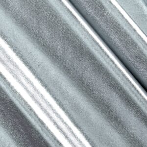 foil lame stretch knit spandex silver, fabric by the yard