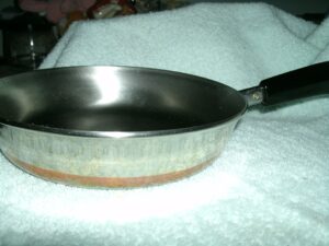 vintage revere ware 9 inch saucepan skillet usa