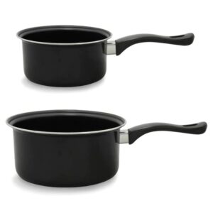 brentwood saucepan set, one size, black