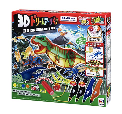 3D Dream Arts pen dinosaurs and insects set (4)