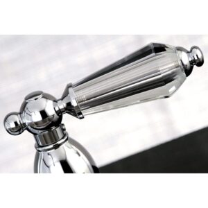 Kingston Brass KB1755WLLBS 8" Centerset Kitchen Faucet with Brass Sprayer, 8-5/8" in Spout Reach, Oil Rubbed Bronze