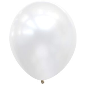 neo loons® 100 pcs 5" pearl white premium latex balloons - great for kids, adult birthdays, weddings, receptions, baby showers, water fights, or any celebration