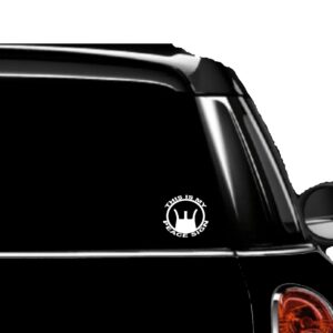 This is My Peace Sign 6" White Vinyl Car/Truck/Laptop/Wall Decal