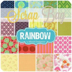 rainbow scrap bag (rainsb) by mixed designers for southern fabric