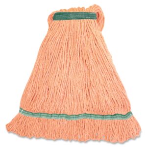 genuine joe mor1bea med blend narrow band loop mop, orange