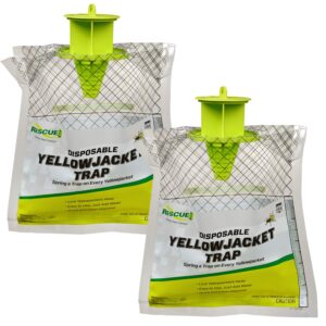 rescue yjtd-w disposable yellow jacket trap, west of the rockies (2 pack)