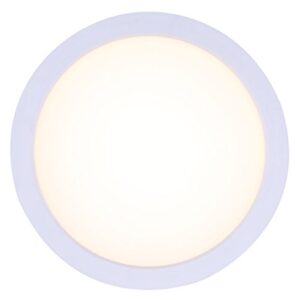 CANARM LED-SM55DL-WT-C LTD 5.5" LED Round Disk Light, Surface Mounted, Line Volt Without Driver, Painted White with Acrylic Lens