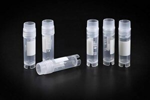 spl cryo vial 1.8 ml, polypropylene, sterile, dnase/rnase – free, self-standing, exterrnal cap, sleeve 50 / case of 500