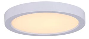 canarm led-sm55dl-wt-c ltd 5.5" led round disk light, surface mounted, line volt without driver, painted white with acrylic lens