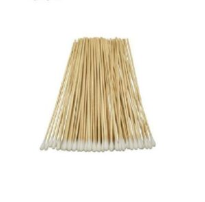 cotton swab swab applicator q-tip 100 pieces 6" wood handle great for dog ears!