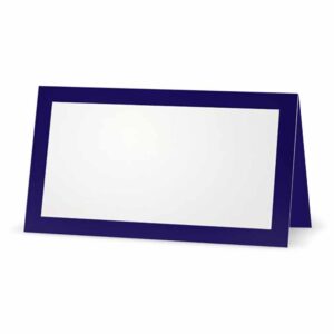 stationery creations navy blue place cards - flat or tent style - 10 or 50 pack (50, tent style)