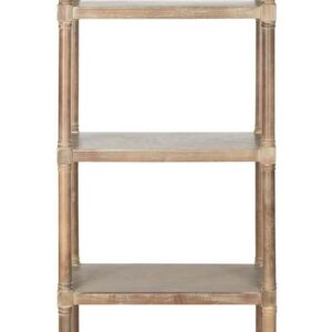 SAFAVIEH American Homes Collection Odessa Grey 5 Tier Bookcase |Sepia