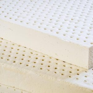 100% natural latex mattress topper - 2" thick (medium, queen)