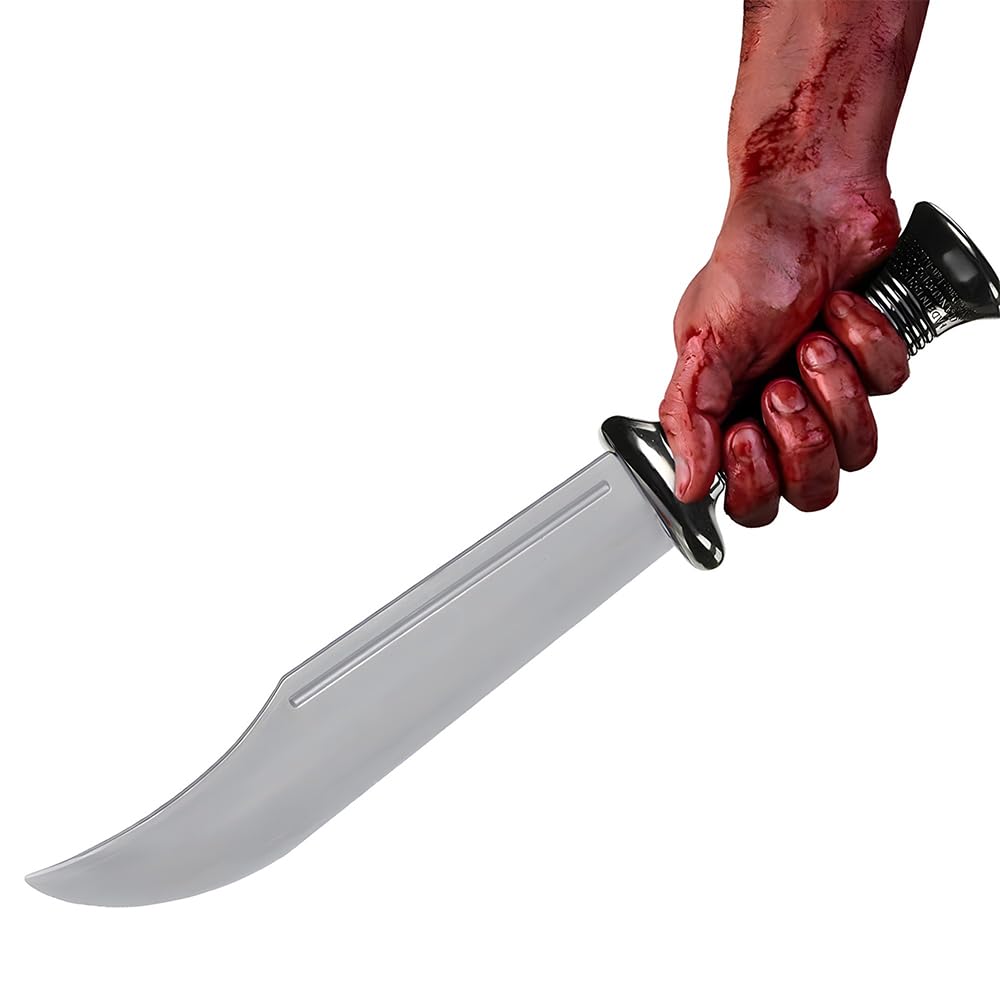 Horror Nightmare Plastic Knife Prop - 13.25" (Pack of 1) - Durable, Spooky Costume Accessory for Halloween, Dress-Up & Pretend Play