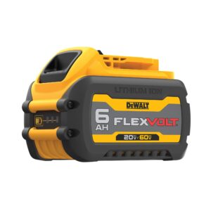 dewalt flexvolt 20v/60v max lithium ion battery, 6.0-ah (dcb606)