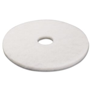 17" Standard Floor Pads, White 5/Pack