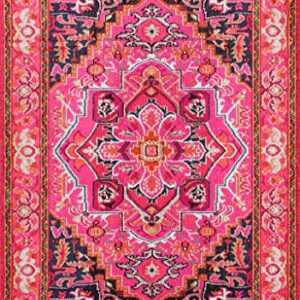 nuLOOM Vintage Mackenzie Accent Rug, 3x5, Violet Pink