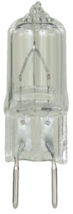 feit electric bpq35/8.6 35 watt halogen clear gy8.6 base 120 volt bulb