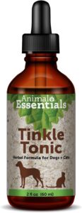 animal essentials tinkle tonic for cats & dogs - dog & cat urinary supplement, urinary support, herbal formula, veterinarian recommended - 2 fl oz