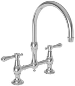 kitchen bridge faucet - 9457 - polished chrome - chesterfield