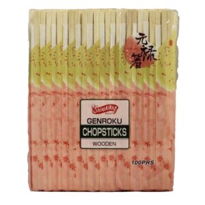 shirakiku disposable wooden chopsticks, 100 pairs