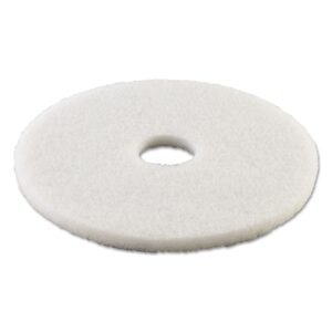 16" Standard Floor Pads, White, 5/Pack