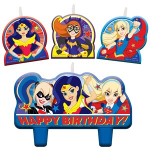 dc superhero girls candle set