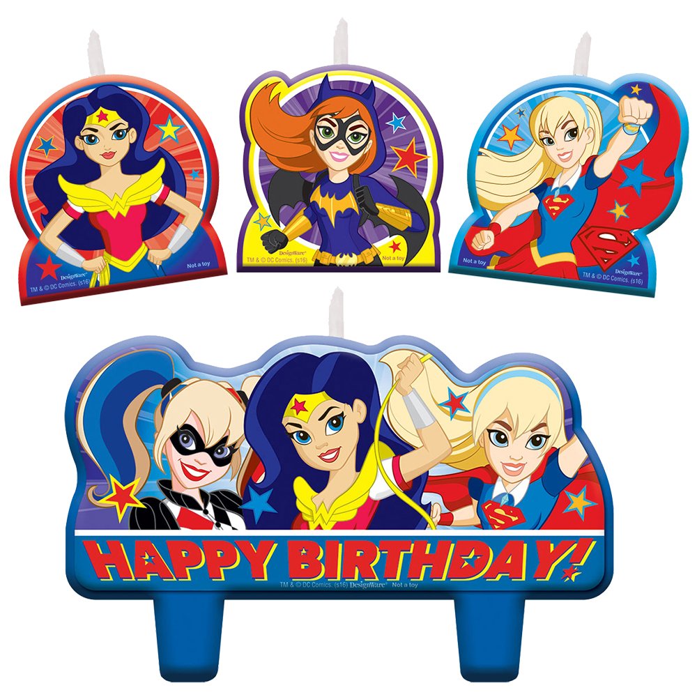 DC SUPERHERO GIRLS CANDLE SET