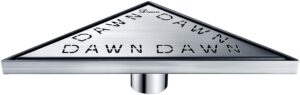 dawn tda131004 contemporary triangle shower drain